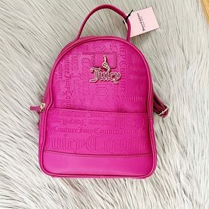 Juicy Couture | Bags | New With Tags Juicy Couture Pink Backpack | Poshmark
